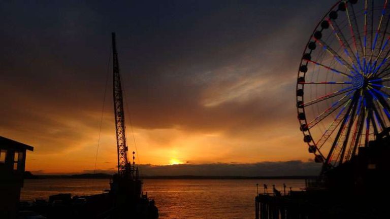 Seattle cómo es el clima. La lluvia y llovizna